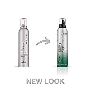 Joico JoiWhip Firm Hold Designing Foam | For Most Hair Types | Add Volume & Body | Boost Shine | Control Frizz & Flyaways | Heat, Humidity, & Pollution Protection | Silicone & Paraben Free | 300mL