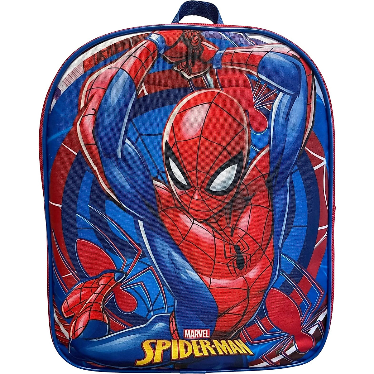 Ruz Spider-Man Toddle Boy 12 Inch Mini Backpack (Red-Blue)