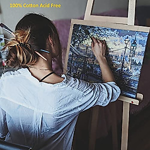 Gredak Black Canvases for Painting, 8x10 Inch 12-Pack Blank Black Canvas, 100% Cotton Canvas Panels, Paint Supplies for Adult, Perfect Art Supplies for Acrylics and Oil Paints