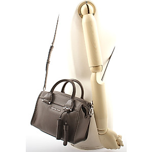 Michael Kors Geneva Large Leather Satchel, 30F6STXS1L (Cinder)