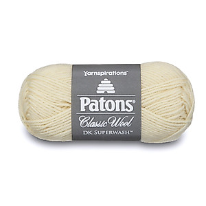 Patons Classic Wool DK Yarn, 1.75 oz, Aran, 1 Ball