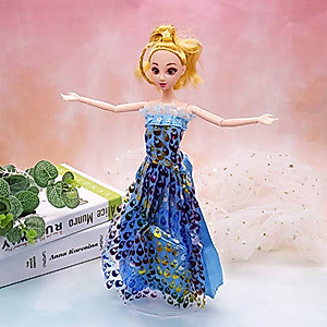 SOTOGO 25 Pieces Doll Stands Display Holders Doll Mini Display Stand Doll Support Frame Toy Doll Accessories Prop up 11 to 13 Inch Dolls and Action Figures, White