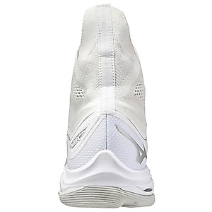 Mizuno Women's Wave Lightning Neo Volleyball Shoe, White-Grey, 12.5