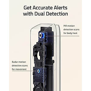 eufy Security Video Doorbell S330 (Battery-Powered) add-on, Security Camera, Dual Motion Detection, Package Detection, 2K HD, Family Recognition, No Monthly Fee, Motion Only Alert