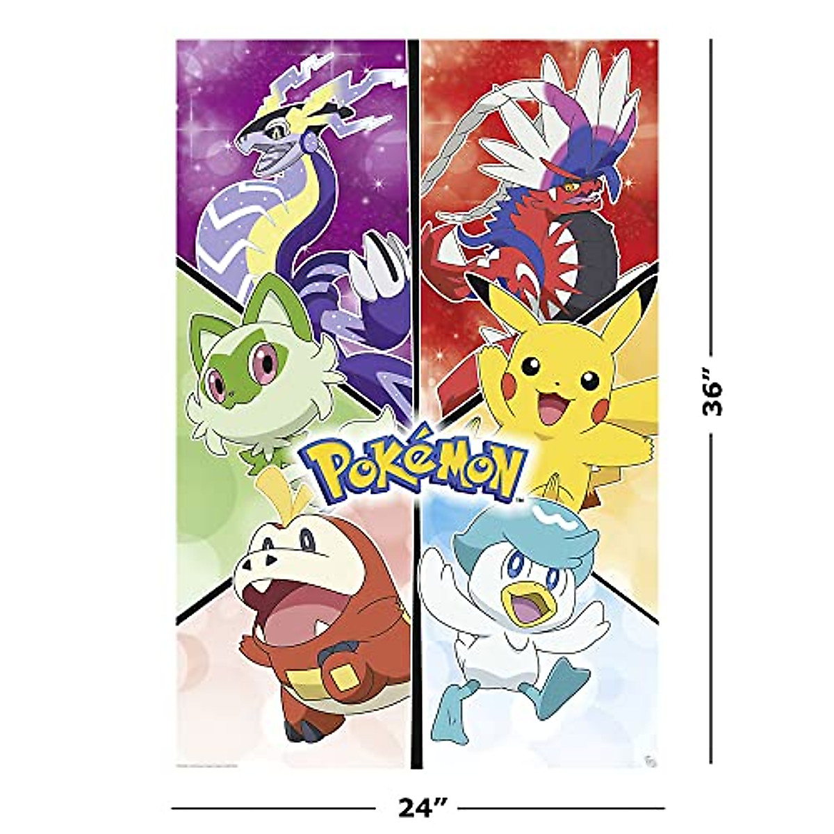 Pokemon - TV Show / Gaming Poster (Scarlet & Violet - Character Montage) (Size: 24" x 36")
