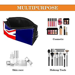 TBOUOBT Cosmetic Travel Bags, Makeup Case, Makeup Bag for Toiletries, Australian Federal Flag