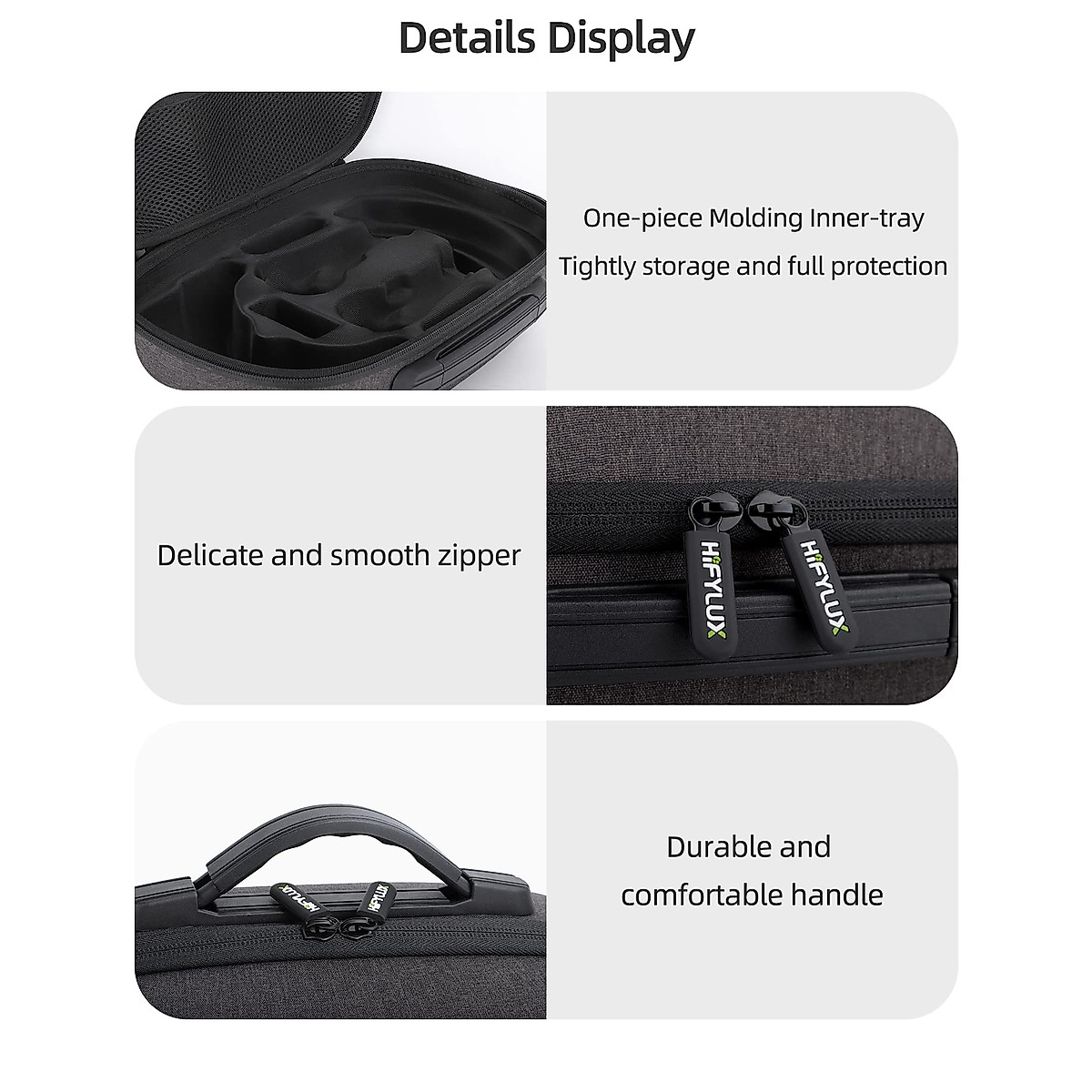 Aoyygg Storage Bag for PICO 4 VR Glasses, All-in-one Head Protective Carrying Case for PICO 4 Hard Shell Shock Absorption Carry Suitcase Protection Accessories