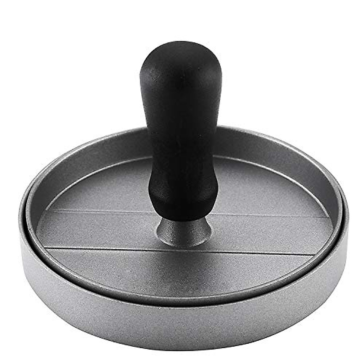 4.5 Inch Large Burger Press, Non-Stick Aluminum Hamburger Patty Maker, Perfect Hamburger Mold Ideal for Stuffed Burgers and BBQ, Essential Kitchen & Grilling Accessories