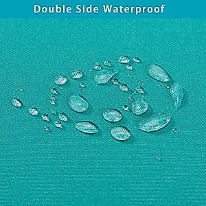 idee-home Patio Chair Cushion for Outdoor Furniture 22x22x4 in, Outdoor Seat Cushion Replacement Patio Seat Cushions Chair Pad with Ties, Outdoor Chair Cushion Set of 2 Waterproof Swing Cushion