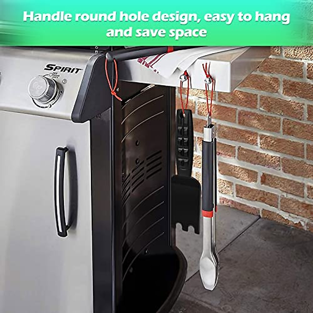 Nomiou 2 Pack Spatula Scraper for George Foreman Indoor Grills,Grill Cleaner Tool with Ergonomic Handle – Heat Resistant Tool for Panini Grill Press