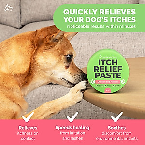 Skin Nectar - Natural Itch Relief for Dogs & Cats - Soothing Pet Skin Repair Balm - - Heals Hot Spots, Dry Skin, Paw Pads - Veterinarian Formulated with Natural and Organic Ingredients