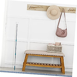 Zerodeko 3pcs Stitching Clothes Rail Ceiling Hook Outdoor Stuff Drying Rack Clothing Outdoor Retractable Closet Pole Clothes Drying Rack Utility Hooks Multi-Purpose Clothes Rods Alloy Tool