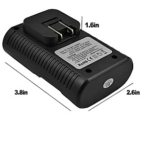 Acuvar 3 in 1 Battery Charger for Double AA, Triple AAA and 9V Batteries