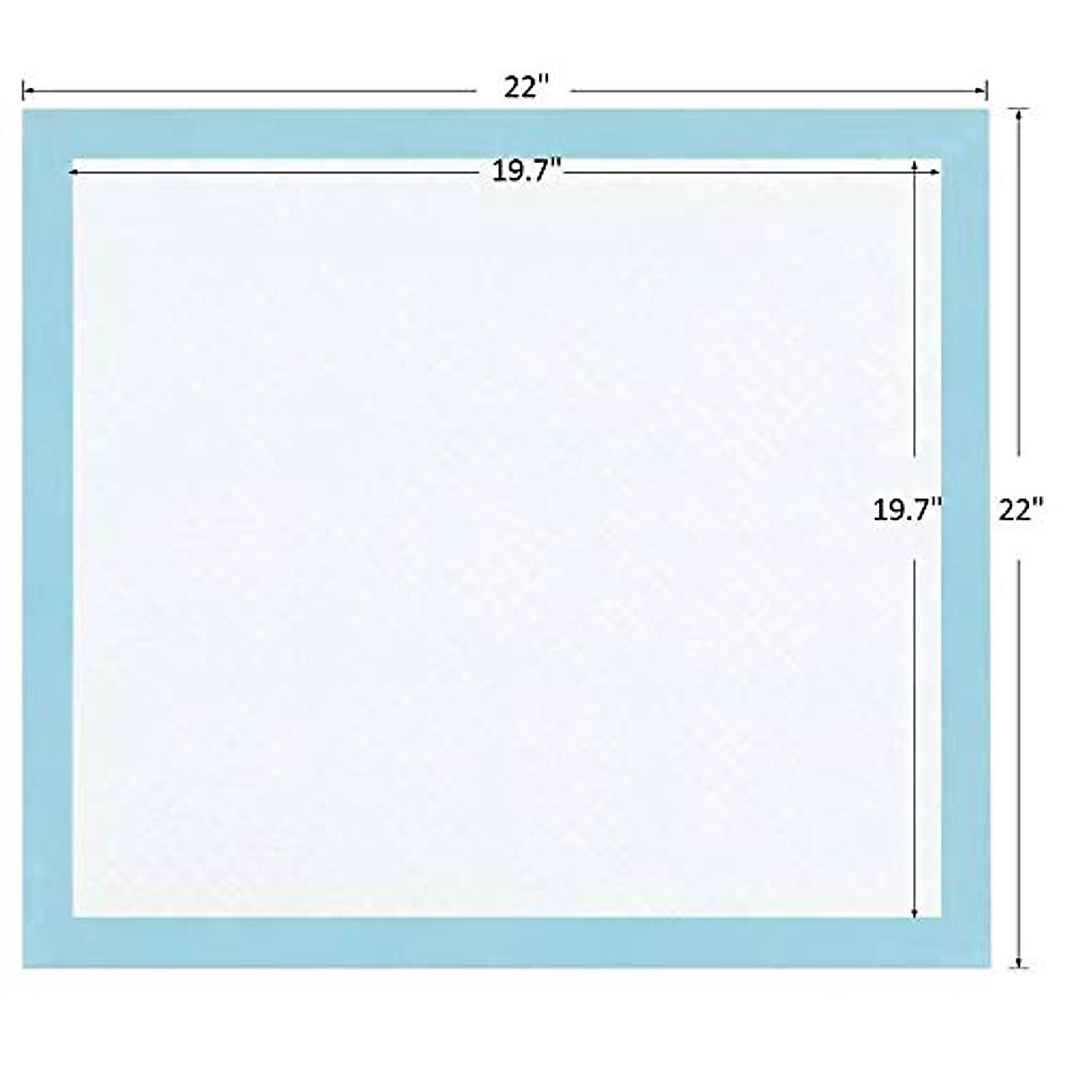 BESTLE Pet Training and Puppy Pads Pee Pads for Dogs 22"x22" Super Absorbent & Leak-Proof