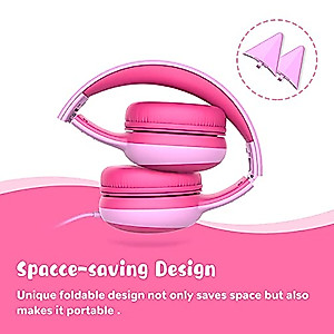 gorsun Kids Headphones with Limited Volume, Toddler Headphones for Boys and Girls, Children's Headphone Over Ear, Wired Headset Earphones for Children