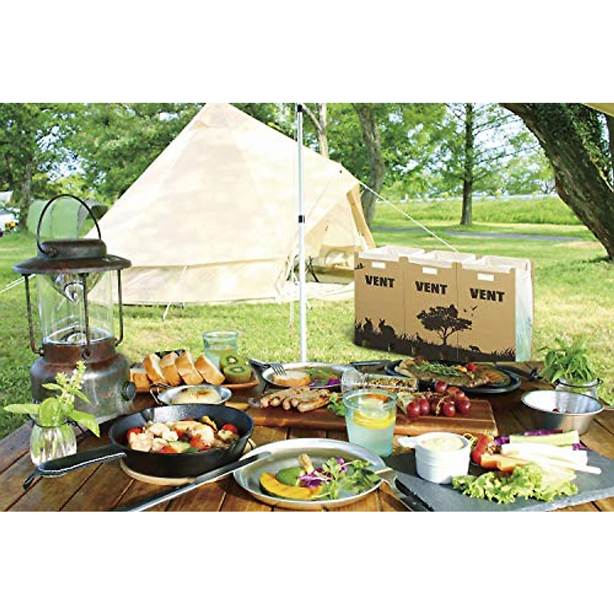 SANKA Forest Paper Dust Stand, 10.9 gal (45 L), Set of 3