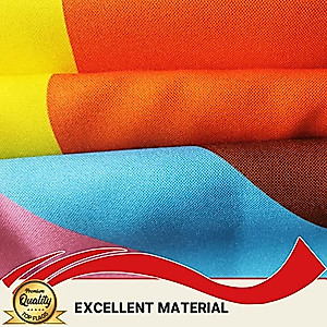 TOPFLAGS Progress Gay Pride LGBTQ Yard Garden Flag 12x18 Inch, Double Sided Rainbow LGBTQ Bisexual Flags for Decoration