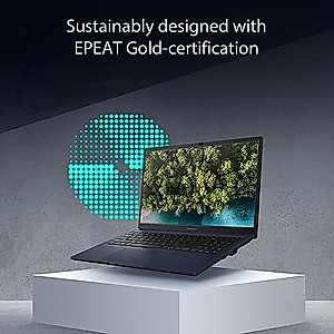 ASUS ExpertBook B1 15.6” Business Laptop, Intel® Core™ i7-1255U Processor, 16GB RAM, 512GB SSD, WiFi 6, Windows 11 Pro, B1502CBA-XS74