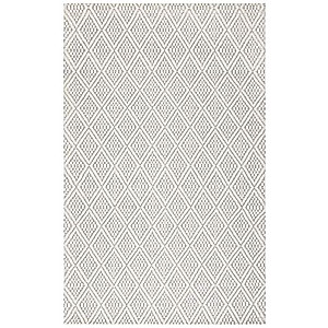 SAFAVIEH Marbella Collection 4' x 6' Ivory MRB394A Handmade Premium Wool Area Rug