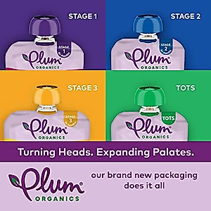 Plum Organics Mighty 4 Organic Toddler Food - Guava, Banana, Black Bean, Carrot, and Oat - 4 oz Pouch (Pack of 12) - Organic Fruit and Vegetable Toddler Food Pouch