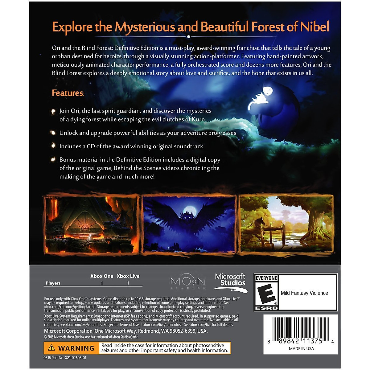 Ori and the Blind Forest: Definitive Edition - Xbox One