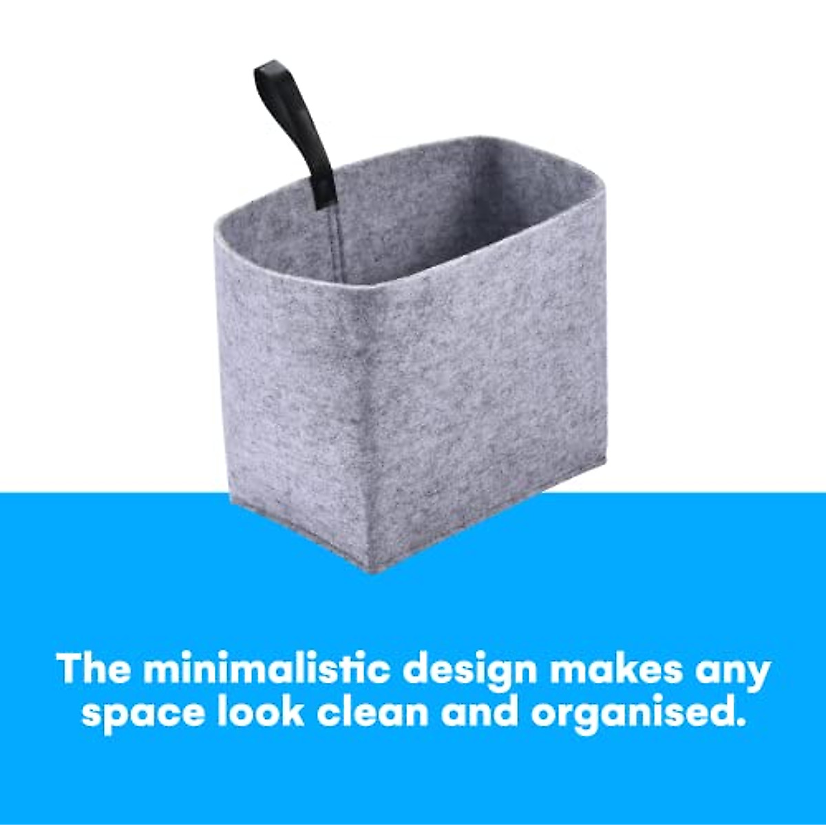 JTJ Sourcing Felt Storage Organizer - 7x10x10-Inch Baby Clothes Drawer Organizer - Dividers and Storage Division Box for Socks and Underwear - Nursery Organization Bins and Dresser Box - Set of 3