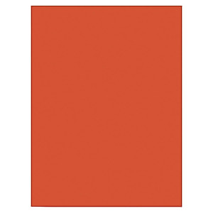 SunWorks 6603 Construction Paper, 58 lbs., 9 x 12, Orange, 50 Sheets/Pack