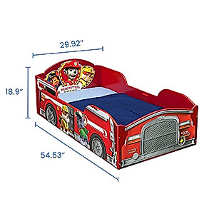 Delta Children Wood Toddler Bed - Greenguard Gold Certified, Nick Jr. PAW Patrol