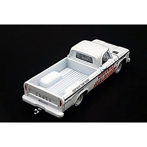 1966 Dodge D-100 Pickup Truck, White - Greenlight 30331/48-1/64 Scale Diecast Car