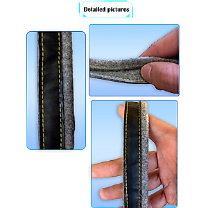 Dry Drum Felt Gasket Kit Part DC97-07618A with Large High-Temperature Adhesive Included Part Compatible with Samsung Dryers Replaces PS4218879 AP4453798 PD00025731 3998155 DV42H5200EW DV42H5000EW