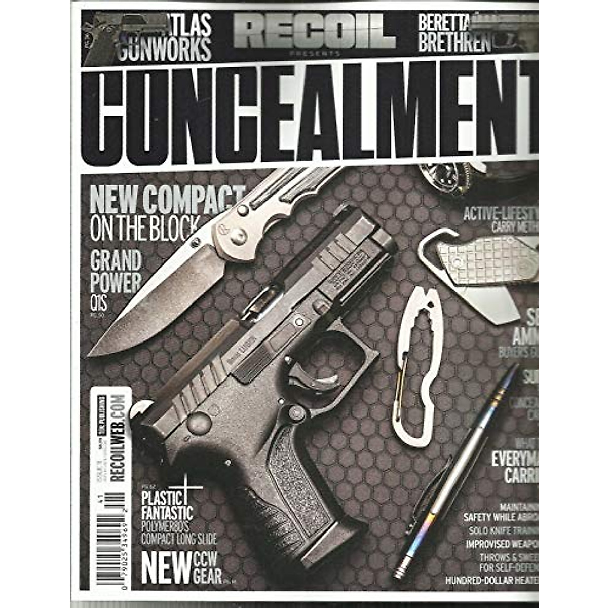 RECOIL CONCEALMENT MAGAZINE, NEW COMPACT ON THE BLOCK ISSUE, 2018 ISSUE,11