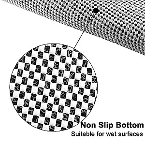 Leotruny PVC Non Slip Square Shower Mat 21 x 21 Inches Shower Floor Mat for Bathroom Textured Surface (C04-Mix Color, 21''X21'')