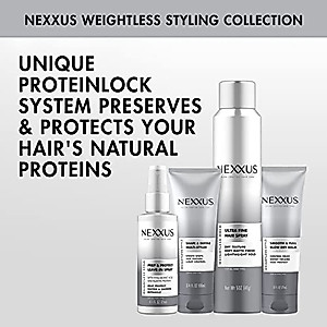 Nexxus Ultra Fine Hair Spray for lightweight hold Weightless Hold Dry Texture Finishing Hairspray 5 oz