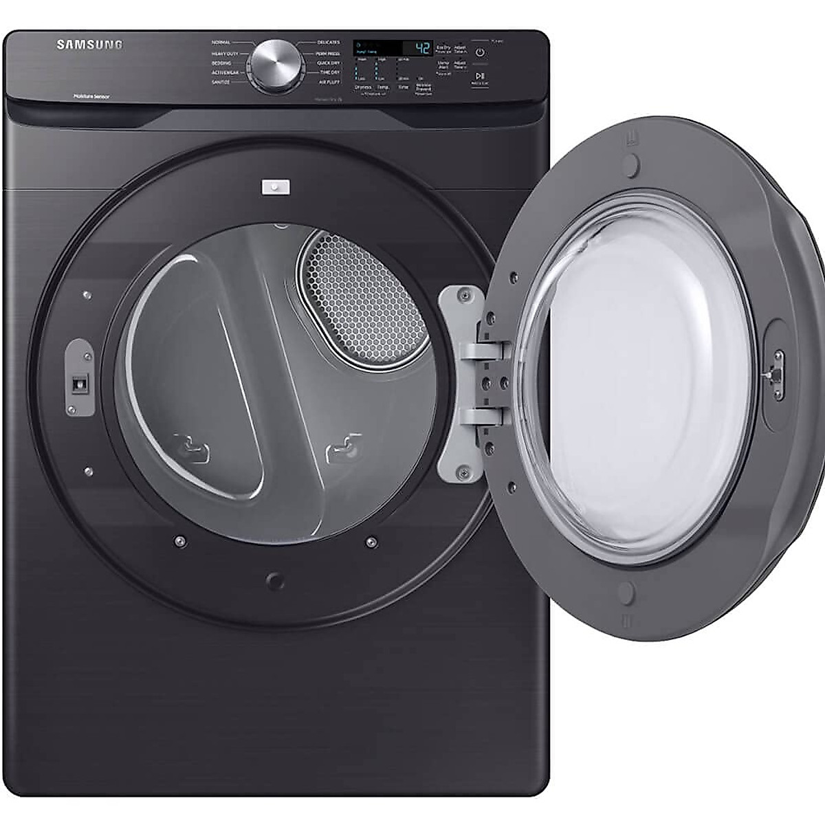 Samsung DVE45T6000V 7.5 Cu. Ft. Black Stainless Front Load Electric Dryer