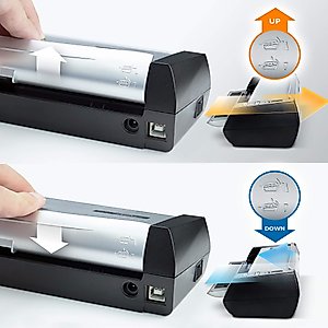 Plustek Mobileoffice D430 Portable Duplex Commercial Duty Document and Card Scanner, Perfect for Front Desk Use, Powerful Document Management Solution