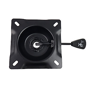 Wealrit Office Chair Tilt Base, Heavy Duty Control Lift Mechanism Black Swivel Base Plate 5.3" x 5.3" Mouting Holes Dimension Office Chair Parts Replacement