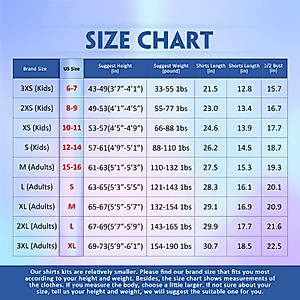 Official Soccer Jersey for Men Adults Kids Custom Soccer Shirt and Shorts with Any Name Number Logo…