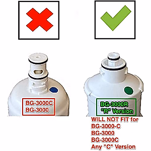 AFC Brand, water filter, Model # AFC-EPH-1200-2-12000SKC, Compatible with BodyGlove (R) BG-3000R Made in U.S.A 1