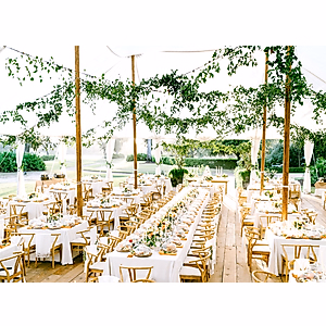 8 Pack White Tablecloth 60 x102 Inch Polyester Table Cloth for 6 Foot Rectangle Tables - 6ft Rectangular Bulk Polyester Fabric Washable Long Table Clothes for Wedding Party Buffet Restaurant Banquet