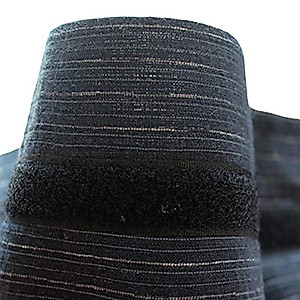 ZooBoo Japanese Kimono Obi Belt - Mens Traditional Vintage Waist Judo Wrap Waistband Pattern (Pure black)