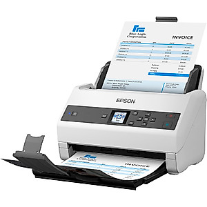 Epson Workforce DS-970 Sheetfed Scanner - 600 dpi Optical,White