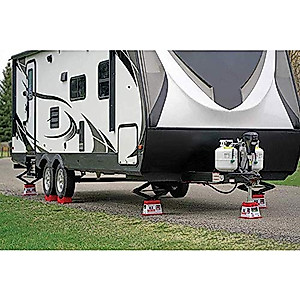 ANDERSEN HITCHES | RV & Trailer Accessories | 2-Pack Trailer EZ Jack Blocks | Leveling System | RV Stabilizer Stands | Heavy Duty Camper Leveler | 3621