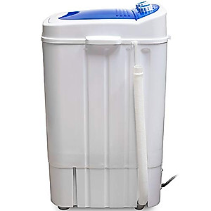 Deco Home Portable Washing Machine for Apartments, Dorms, and Tiny Homes with 8.8 lb Capacity, 250W Power, Wash and Low Agitation Spin Cycle, Includes Drainage Hose, ETL Certified