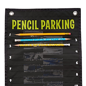 Really Good Stuff Pencil Solution Pocket Chart-Numbered Pencil Dispenser-Hanging Organizer for the Classroom-Storage Supplies for Teachers