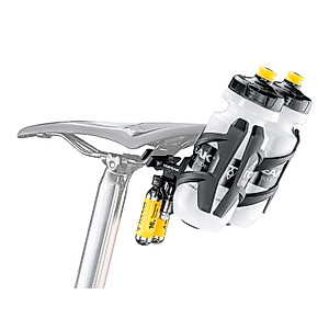 Topeak Bike Tri-Cage with Integrated tire levers Black, 14.7 x 9 x 8.2 cm / 5.8” x 3.5” x 3.2”