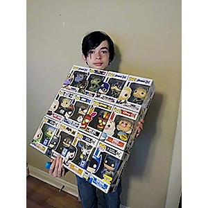 Wall Display Case for 12 Boxed Funko Pop, or Pins. Bordeless, Shelfless, No Assembly Required, just Hang on