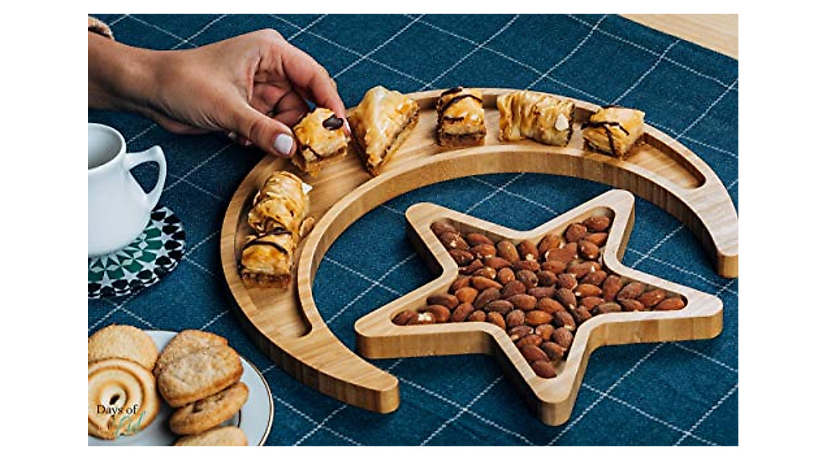 Moon & Star Platter - Perfect for Eid Celebrations