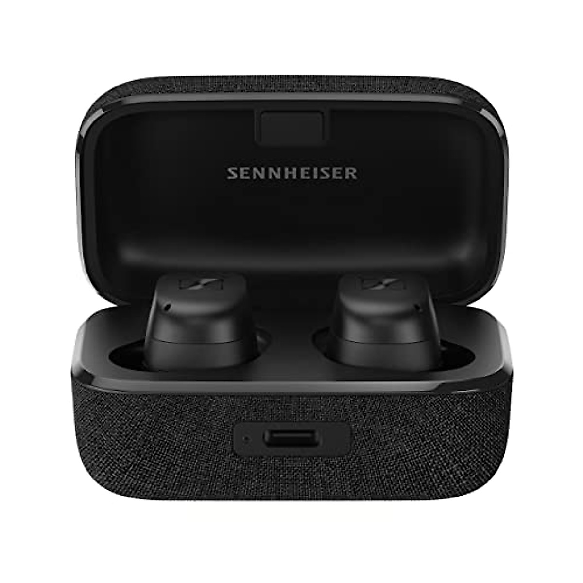 Sennheiser Momentum True Wireless 3 Earbuds -Bluetooth in-Ear Headphones for Music & Calls with Adaptive Noise Cancellation, IPX4, Qi Charging, 28-Hour Battery Life,Black, 509180 (Renewed)