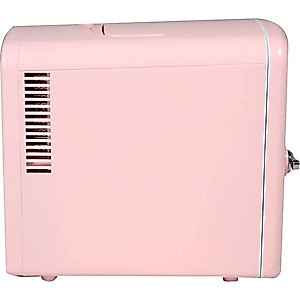Frigidaire EFMIS175-PINK Portable Mini Fridge-Retro Extra Large 9-Can Travel Compact Refrigerator, Pink, 5 Liters