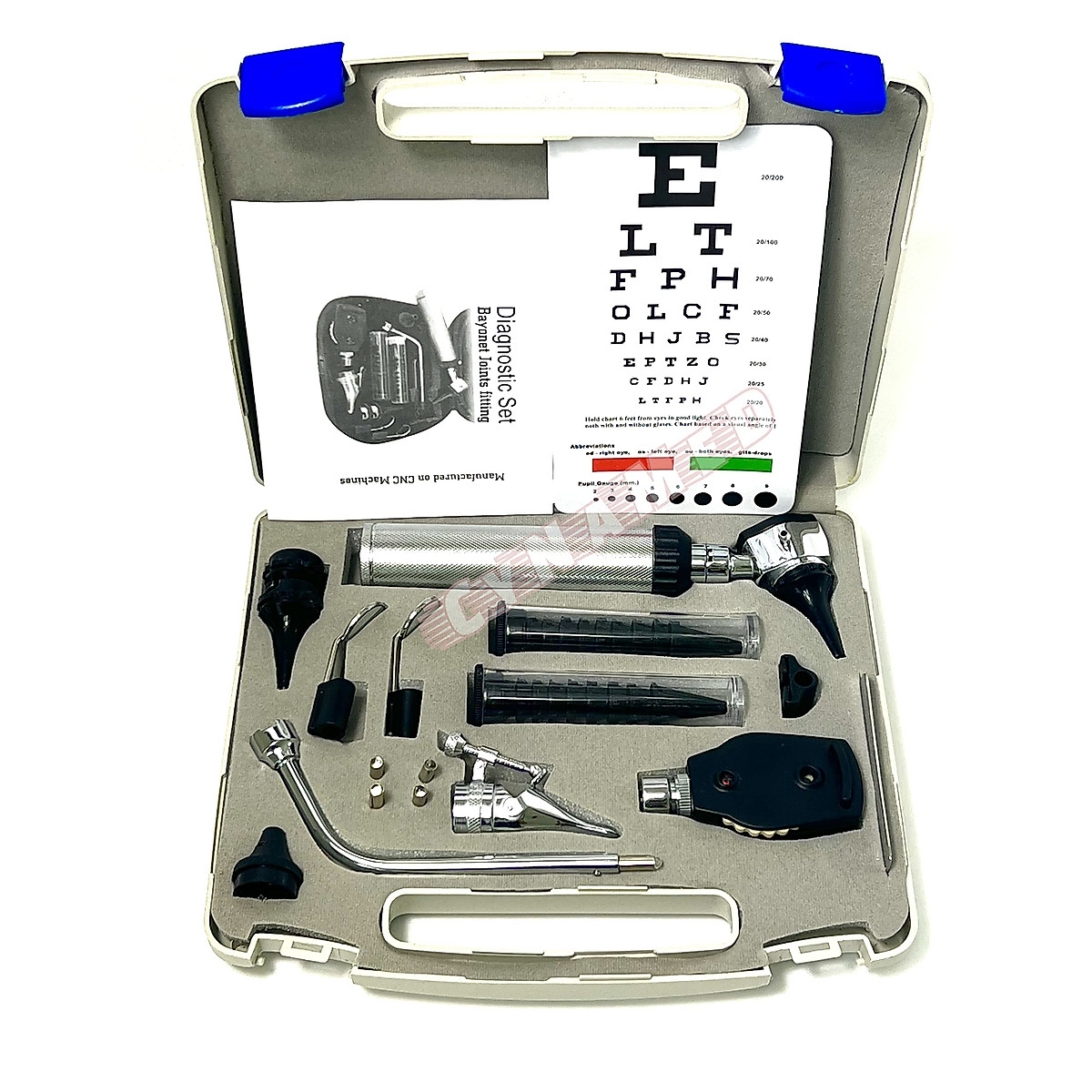 Cynamed Otoscope Diagnostics Ear, Nose and Throat Exam Kit, Perfect Tool for Students
